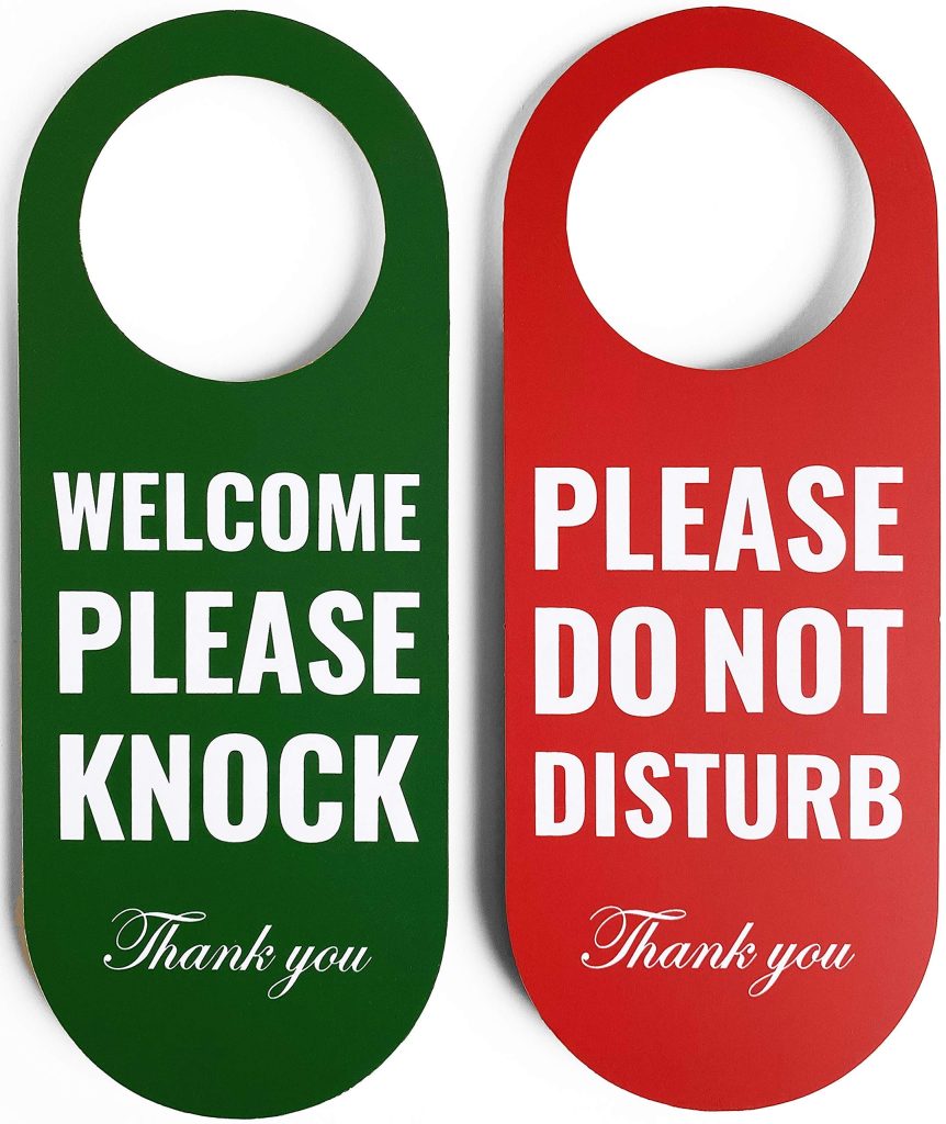 Do Not Disturb/Welcome Signs