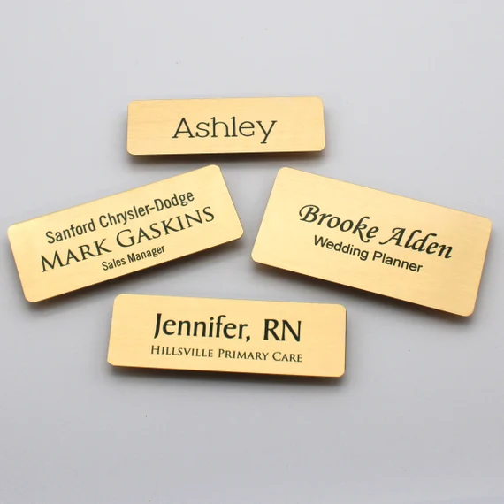 Engraved Metal Tags